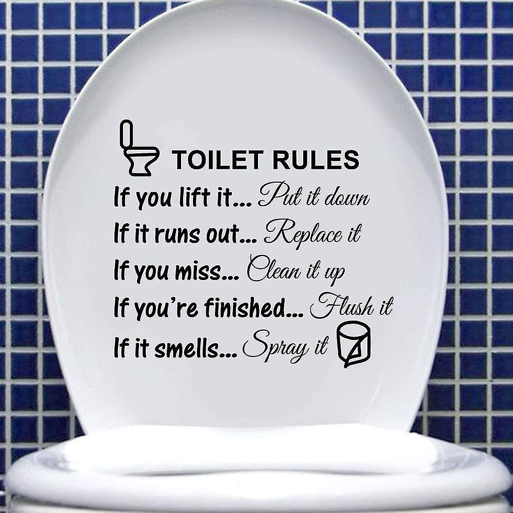 Diy Removable Funny Pictures Man's Woman's Washroom Toilet Bathroom Wc ...
