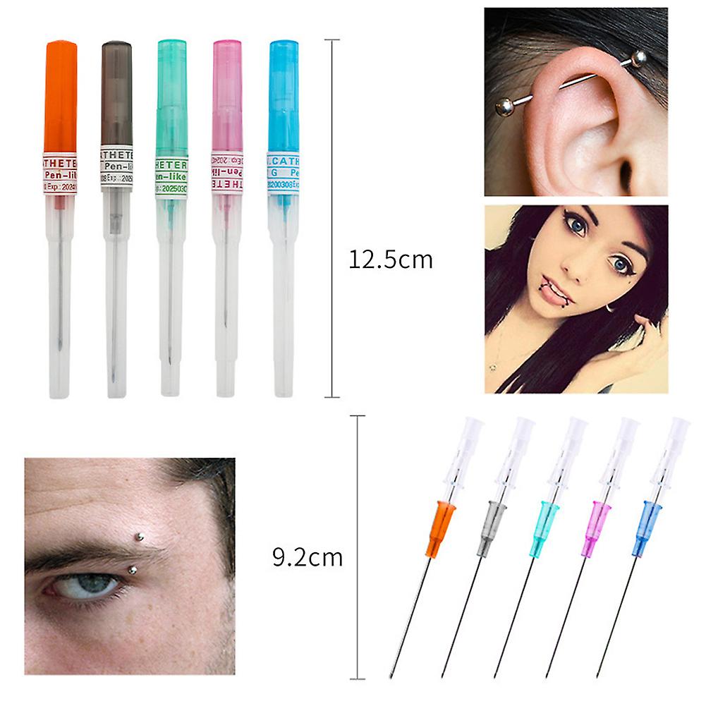 Disposable Ear Piercing Needles Professional Body Piercing Needles ...