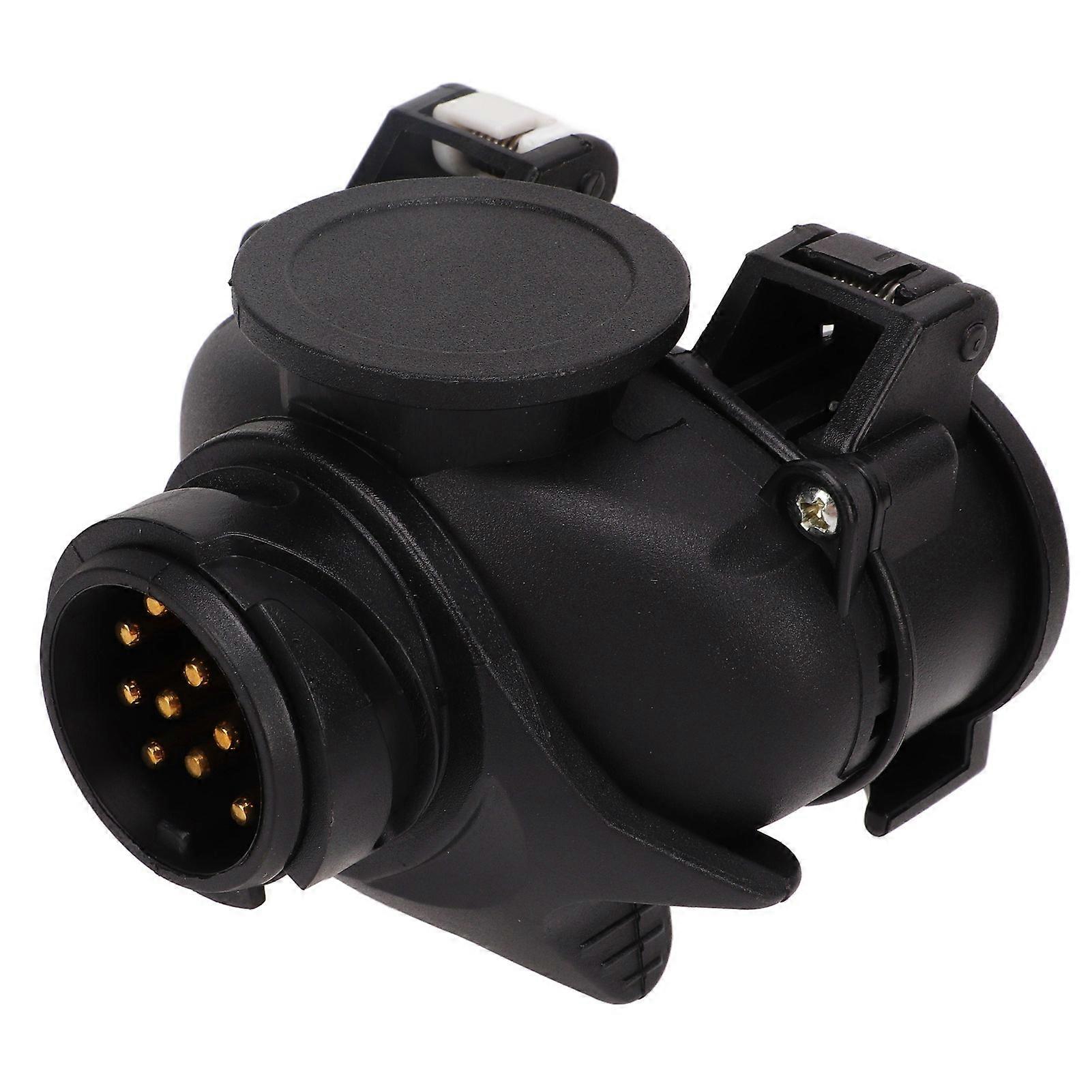 13 Pin to 7 Pin Trailer Plug Adapter Dual Socket Plug Conversion ...