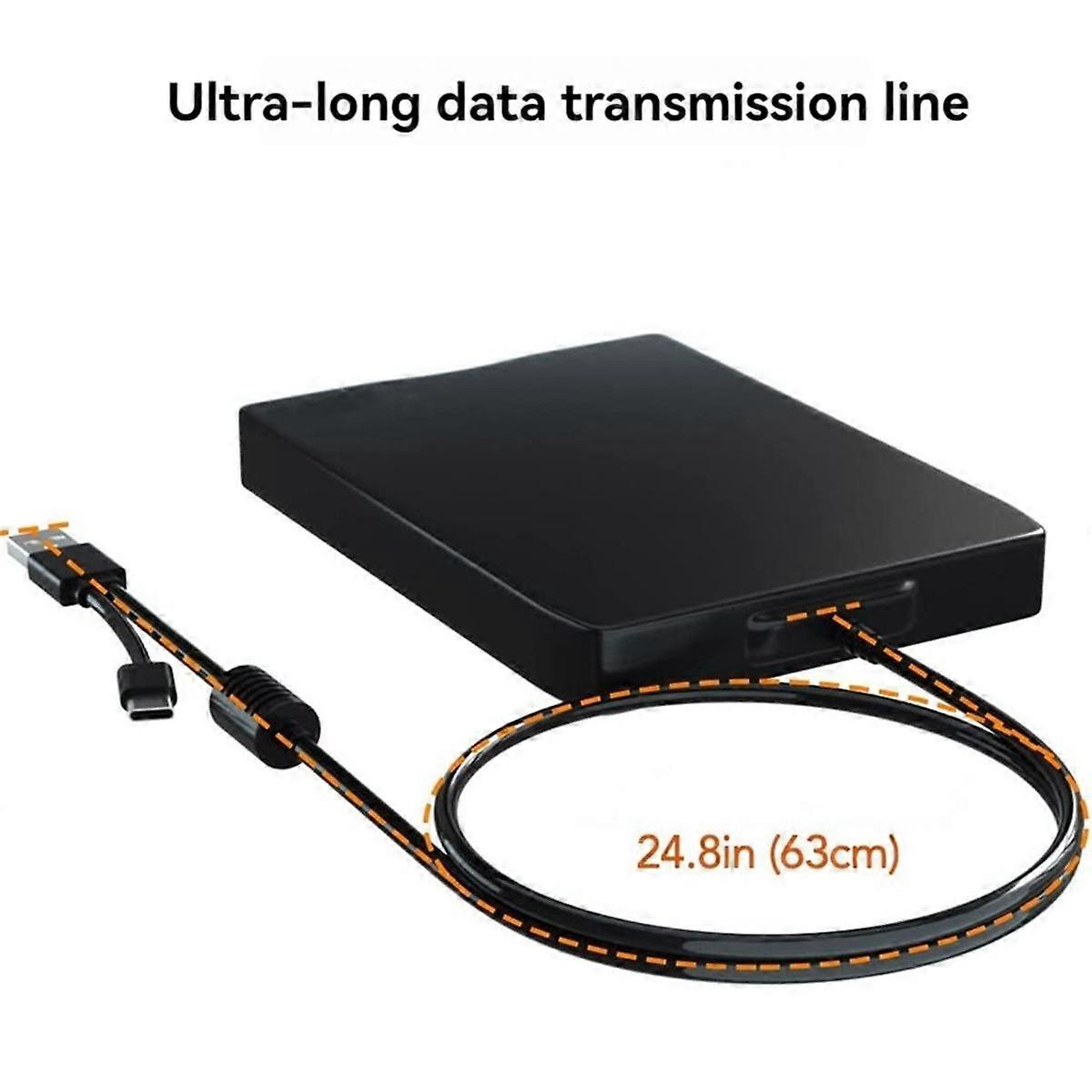 USB Floppy Disk Reader Floppy Disk Drive Dual Interface External USB C ...