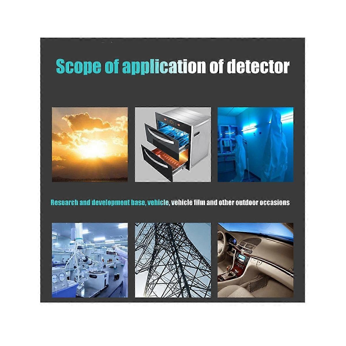 Ultraviolet Radiation Monitor, Digital UV Detector Office Outdoor ...