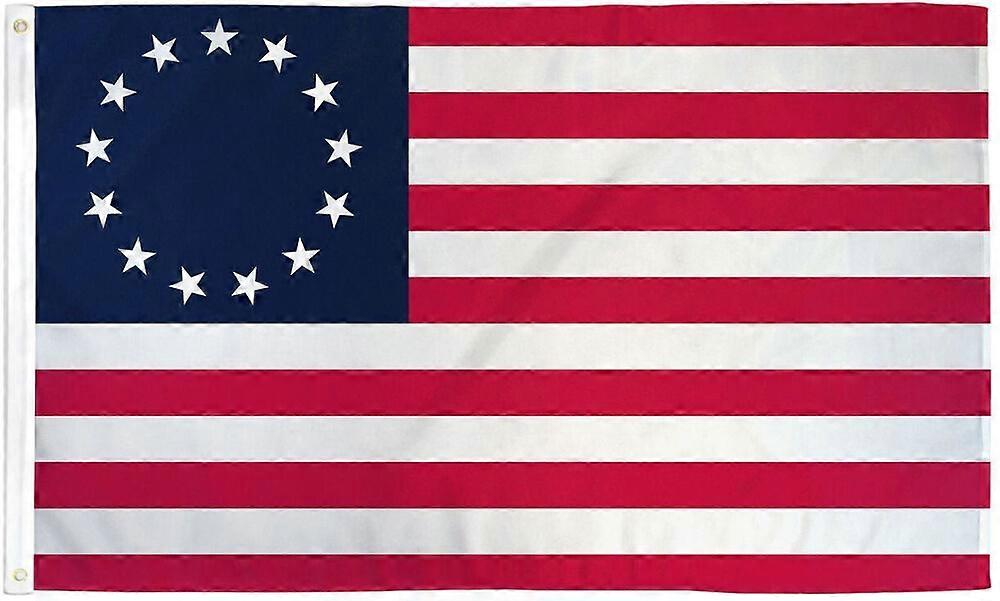 Betsy Ross Flag 13 Colonies Colonial American 13 Star USA Flag 1776 ...