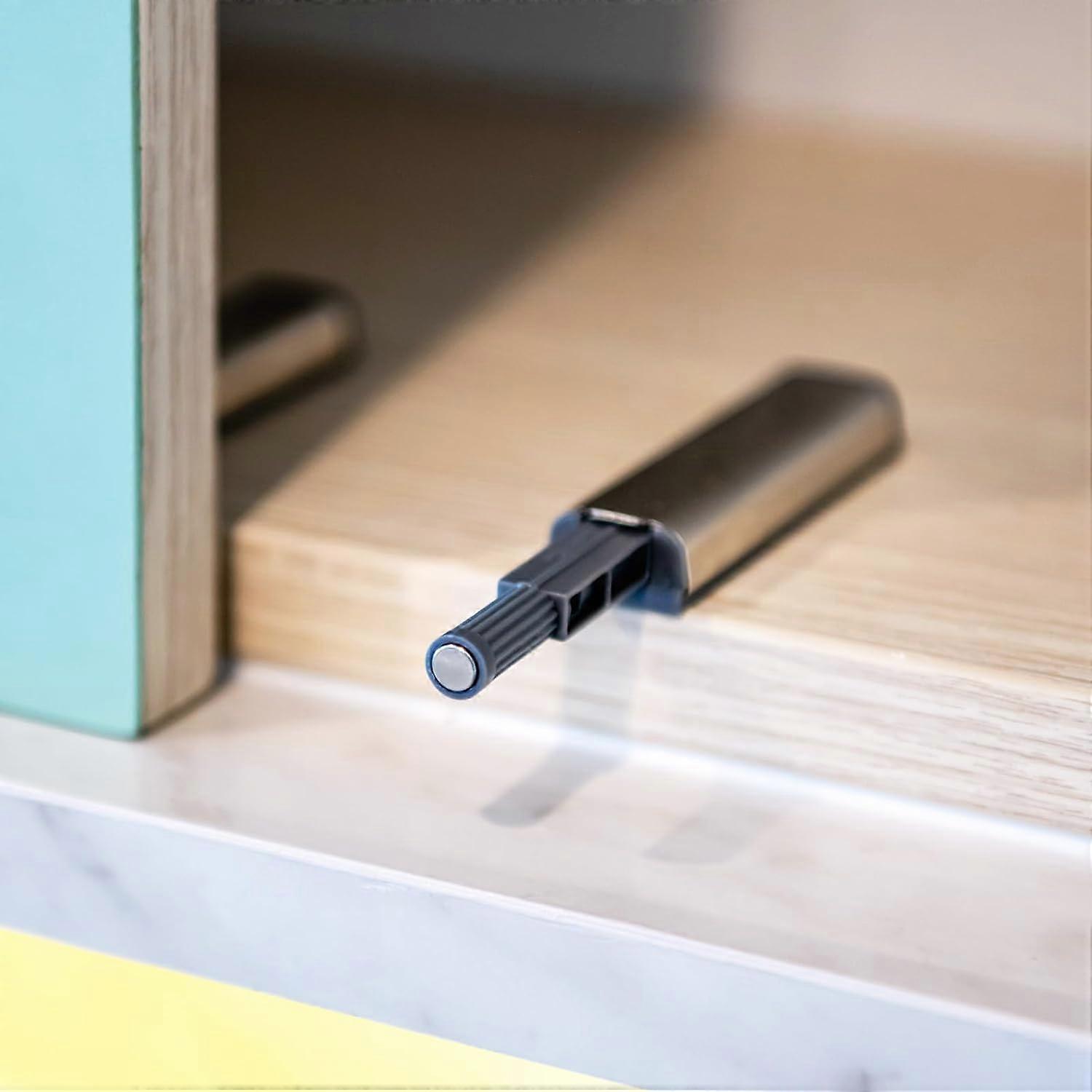 4Pack Push to Open Door Latch, Aluminum Alloy Magnetic Push Latches for ...