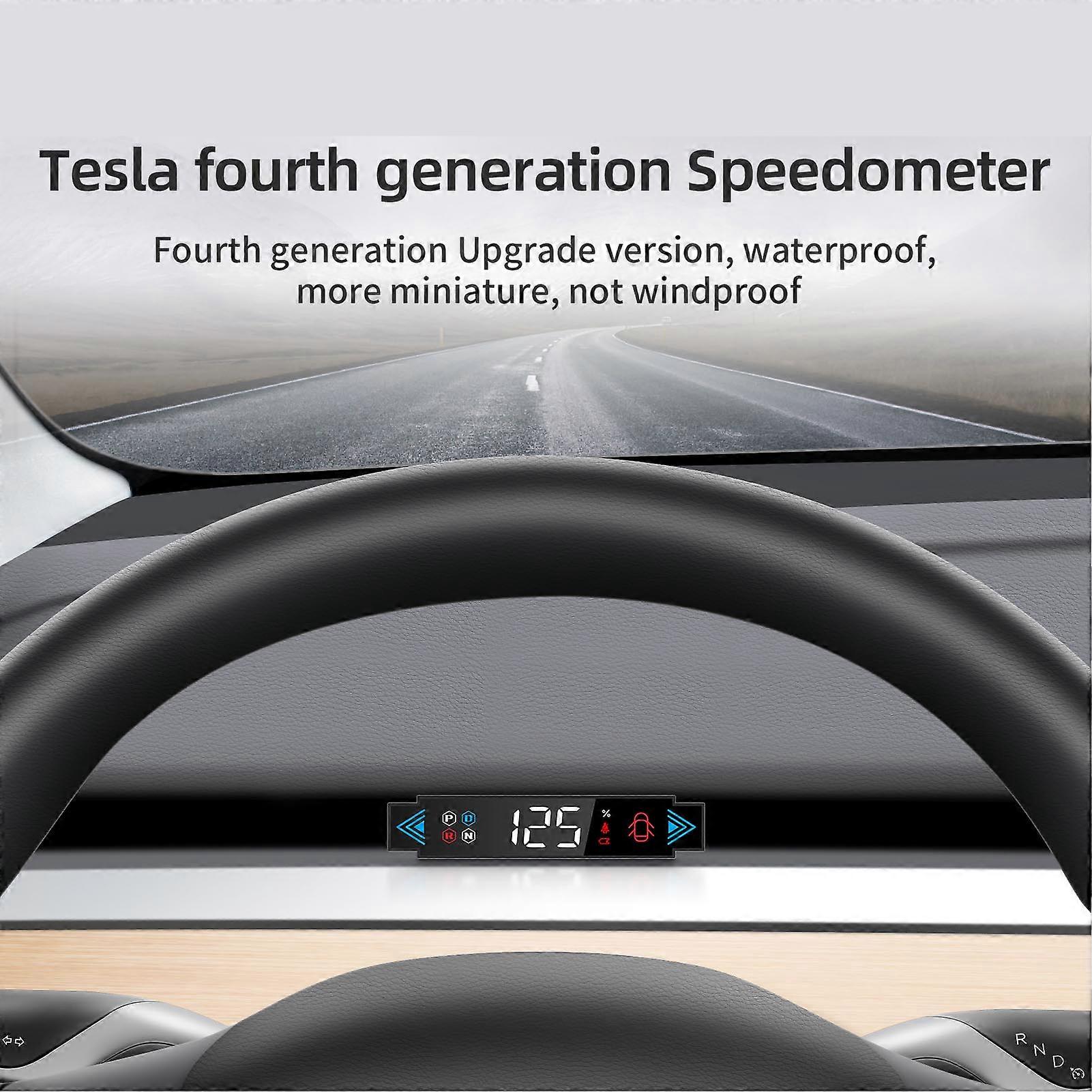 LCD HUD Display Dashboard Speedometer Gear Turn Signal Monitor ...