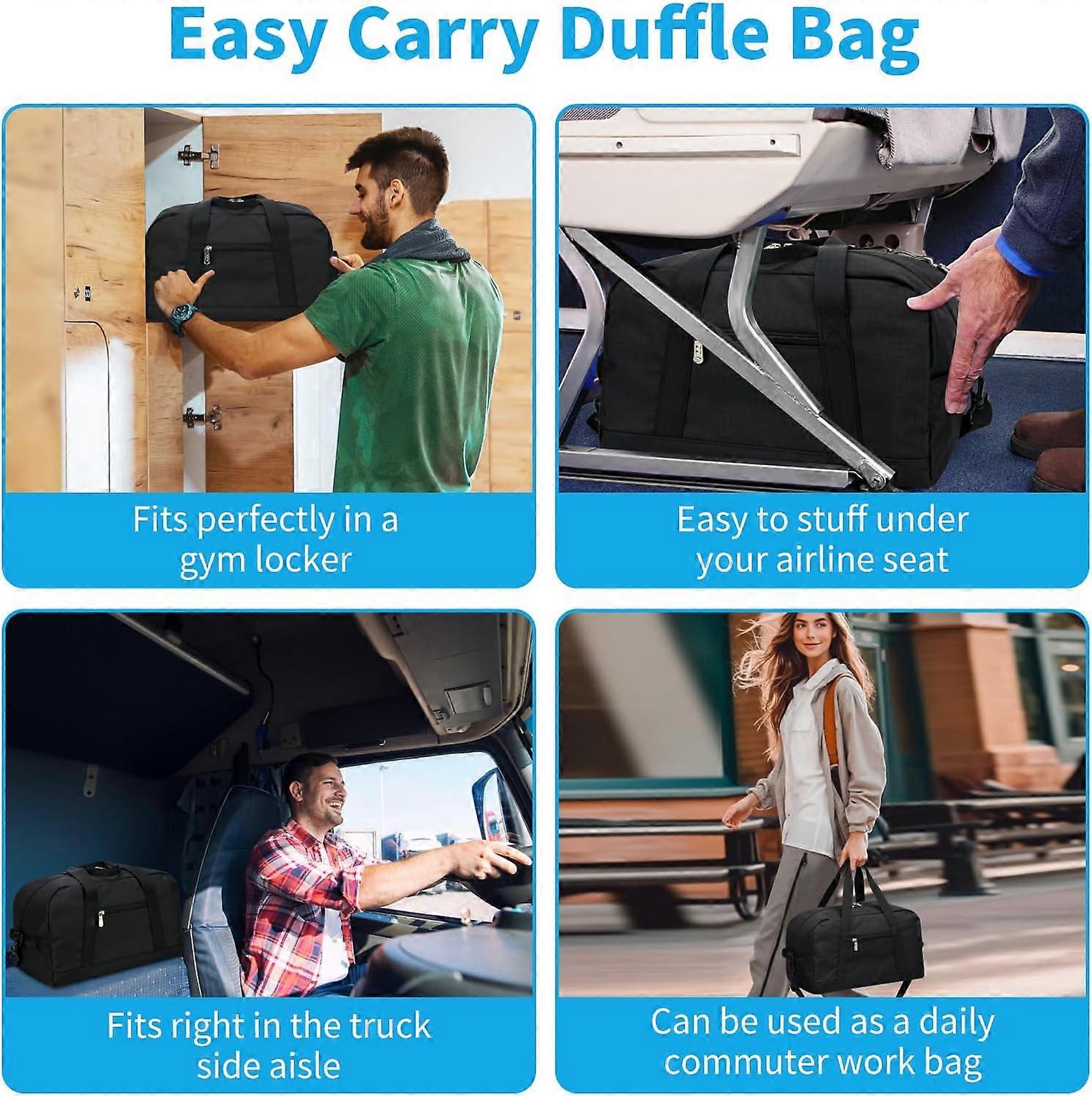 Small Duffle Bag 14 inch Carry On Mini Duffel Bag Lightweight for ...