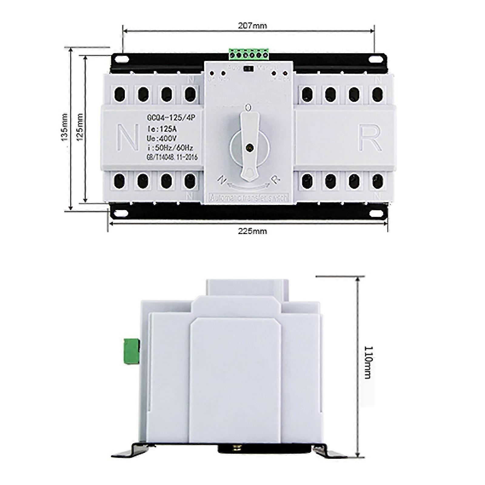 Automatic Power Switch Power Switch 400v Transfer Switch 2p 4p Dual ...