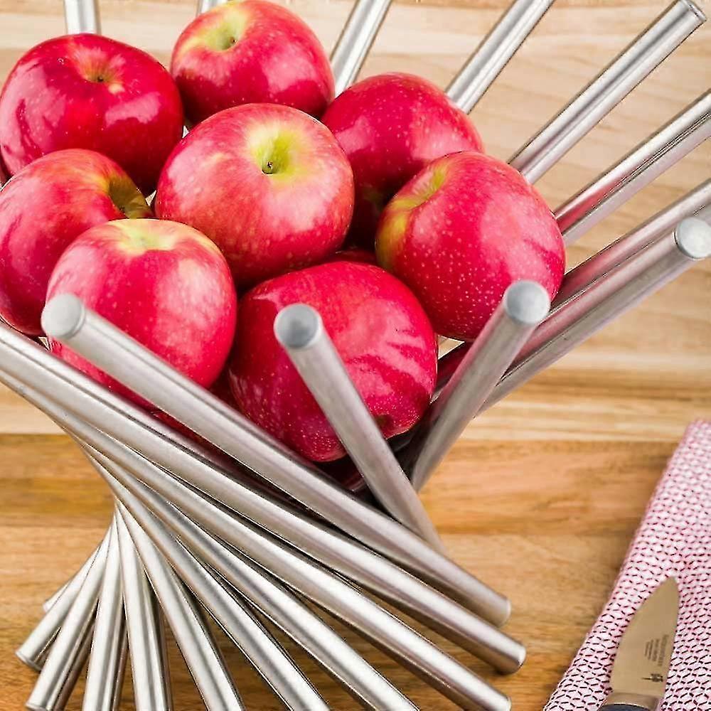 Fruit Basket Stainless Steel, Fruit Bowl Design, Metal Frame, 38 X 26 ...