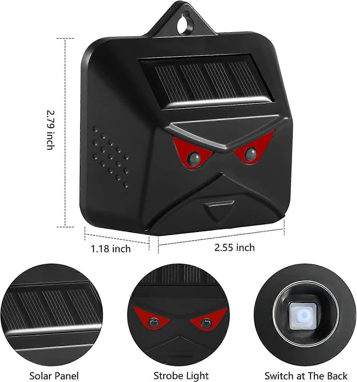 4 st Solar Animal Repeller Predator Lights Avskräckande för Coyote Fox ...