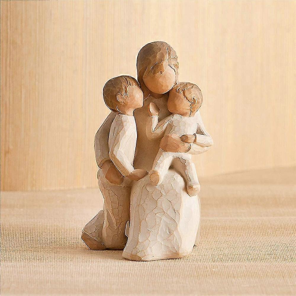 mother and baby sculpted hand-painted figure, for a new mom, gift to ...