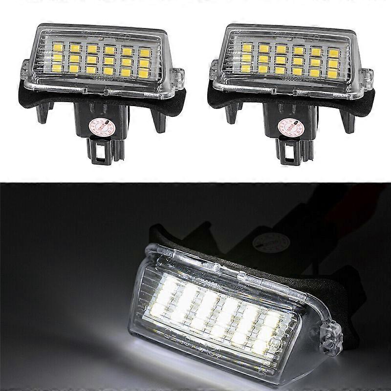 2Pcs 12V Rear LED License Number Plate Car Light Fit for Toyota GR ...