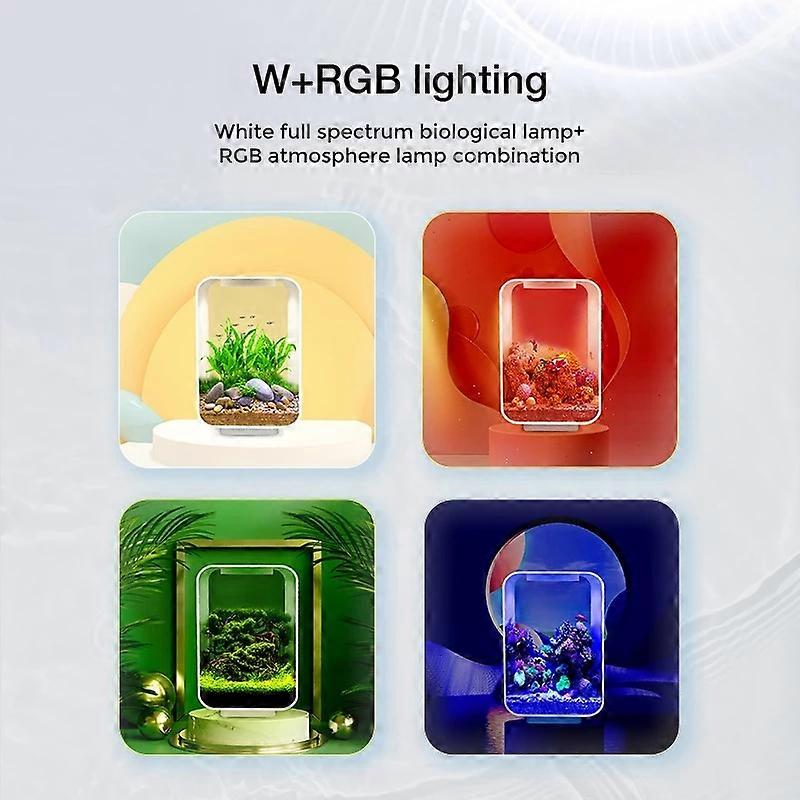 Desktop Smart Betta Fish Tank Mini Acrylic Betta Fish Tank Small ...