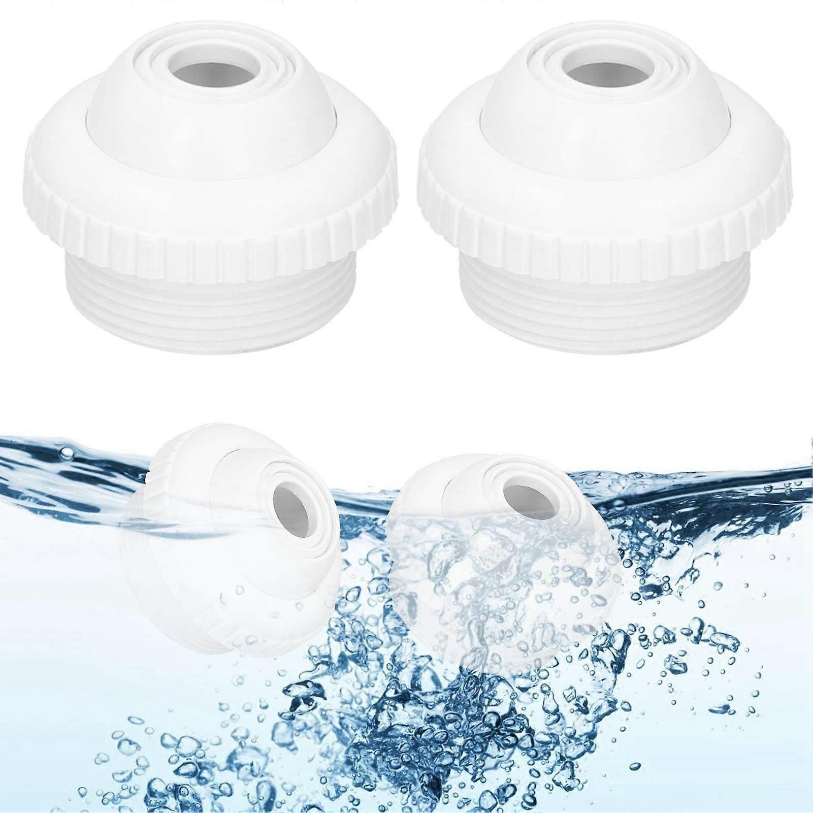 2 Pieces Swimming Pool Return Nozzle - Skimmer Pool Nozzle for Steel ...