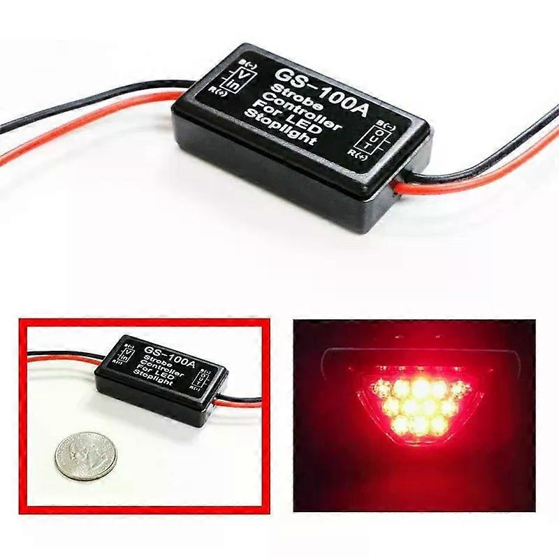 Applies to GS-100A Flash Strobe Controller Flasher Module For Car LED Brake Stop Light Lamp ...