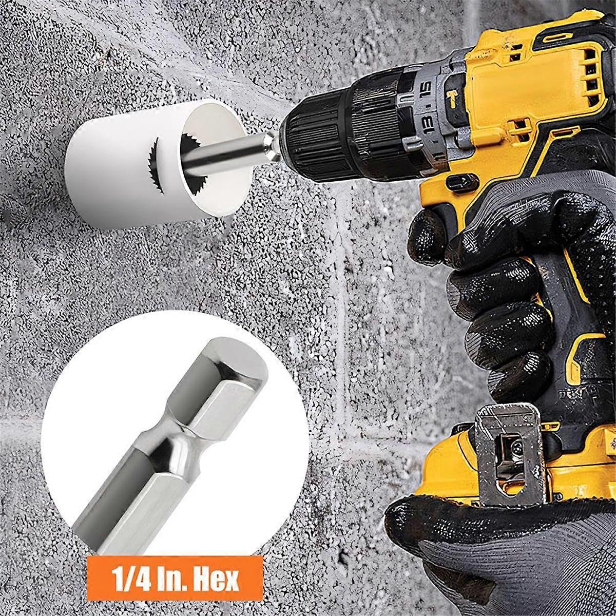 Inside Pipe Cutter for PVC Pipe with 5 Replacement Saw , 1/4 Inch Hex ...