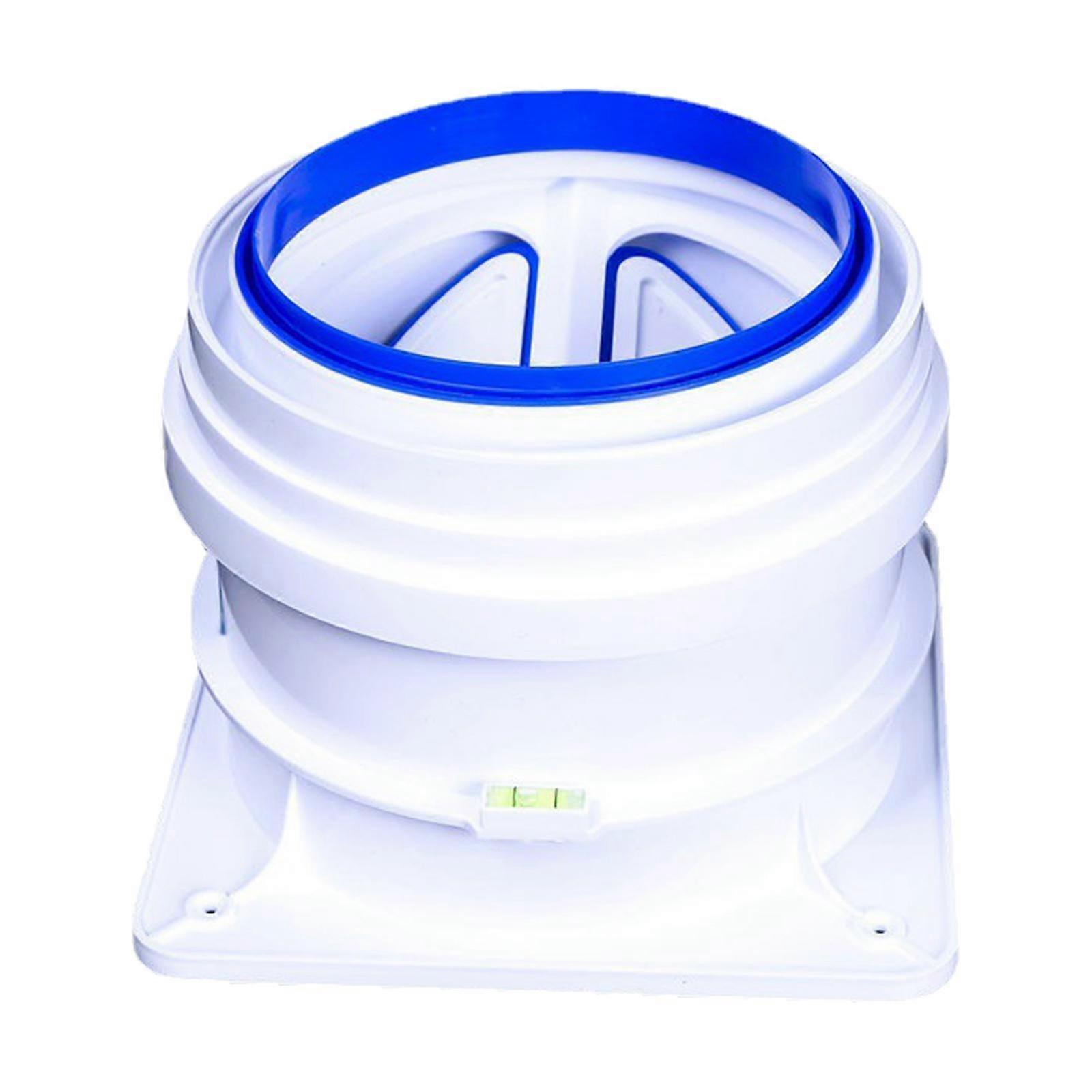 Backdraft Damper Draft Blocker Vent with Flange Wall Shutter Odor ...