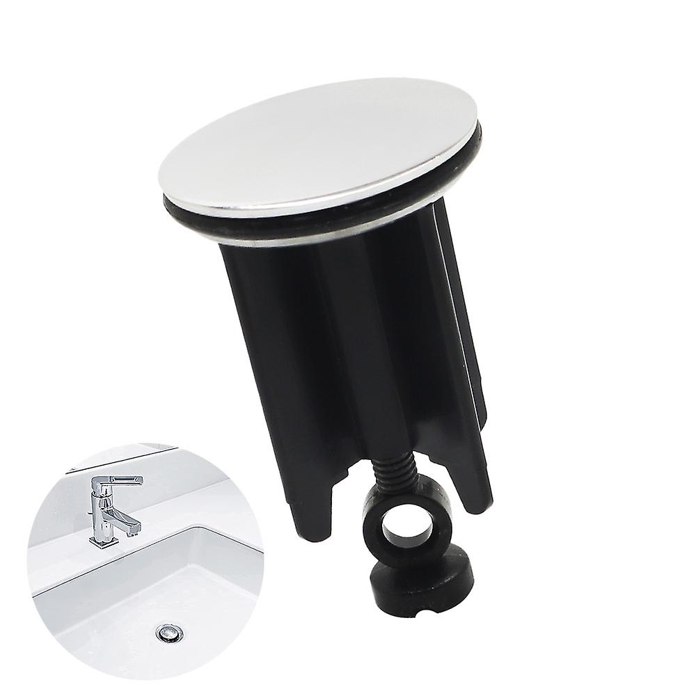 HOME Chrome Bathroom Sink Plug 40mm - Universal Bath Plug for Basin and ...