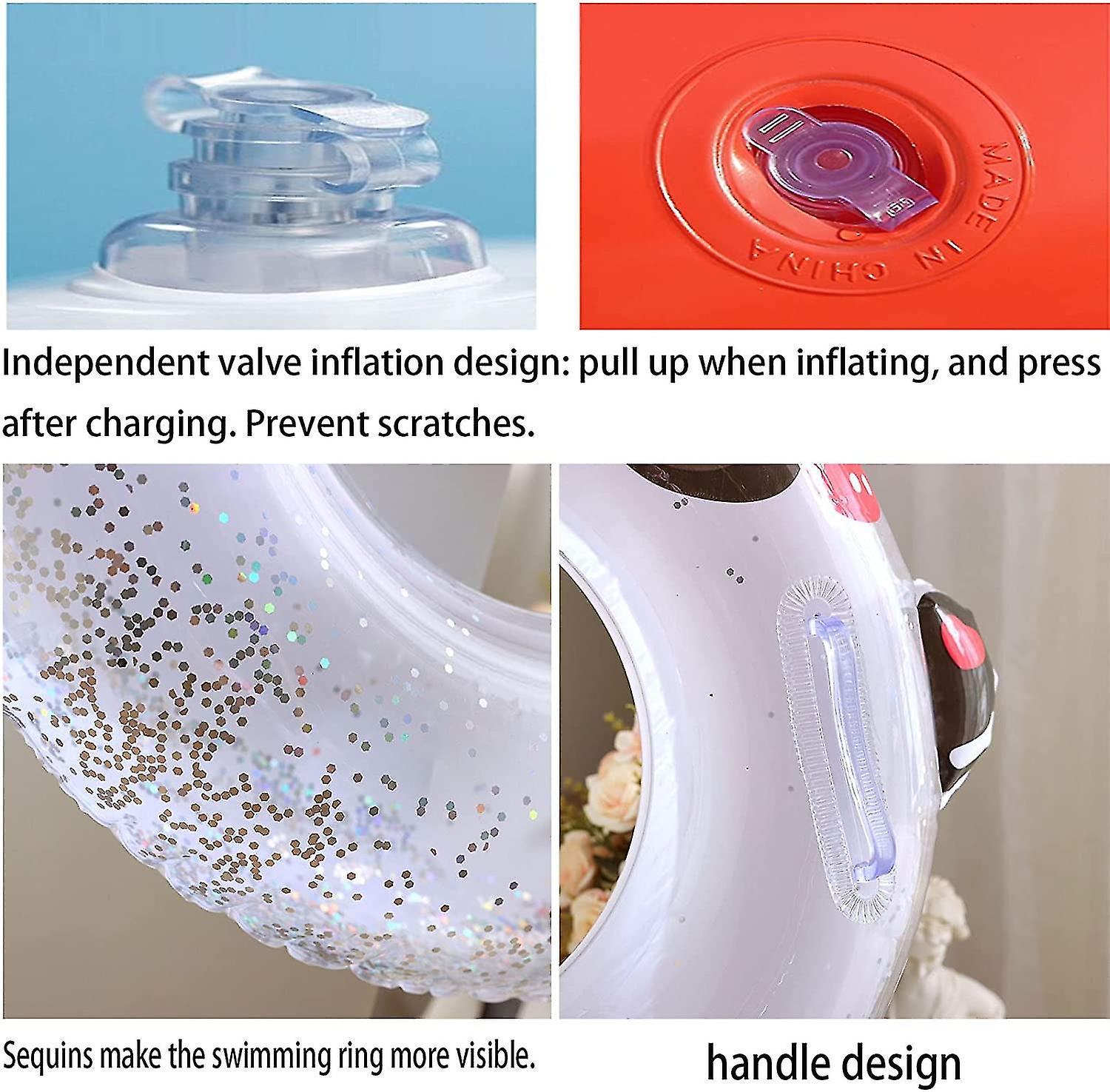 Inflatable Buoy,panda Swim Ring,inflatable Pool Float For Pool Parties ...