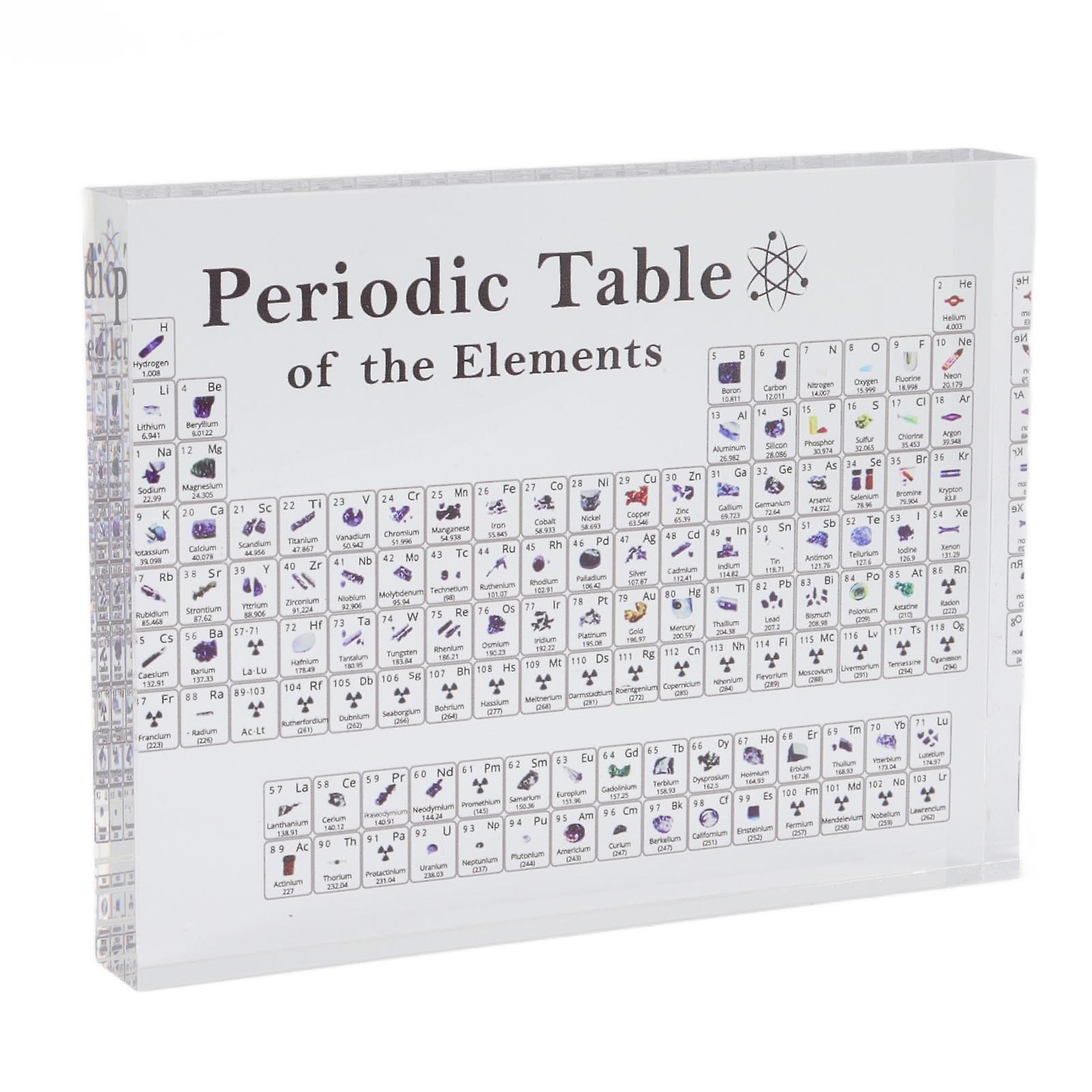 Periodic Table Of Elements Black Acrylic Chemical Elements Alphabet ...