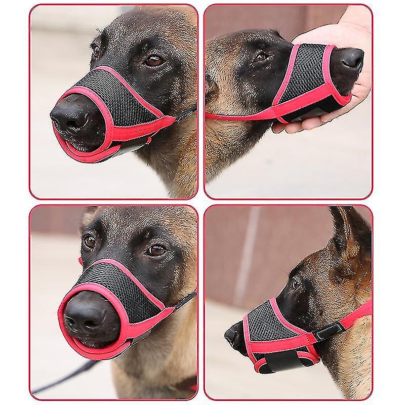 Pet Muzzle Dog Mask Anti-biting, Anti-eating Anti-barking Drinkable ...