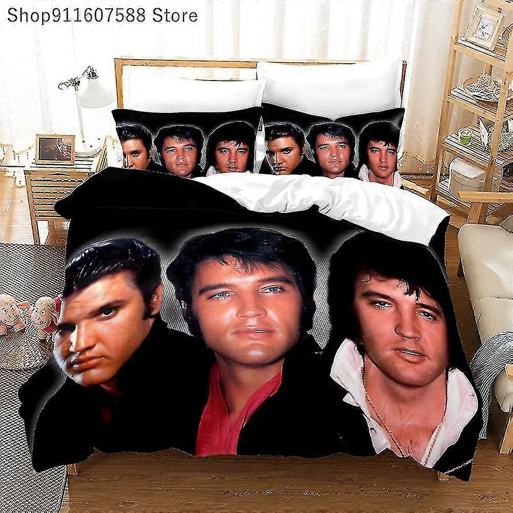 3d Elvis Presley Singer Bedding Set - Fashion 3d Duvet Cover Set ...
