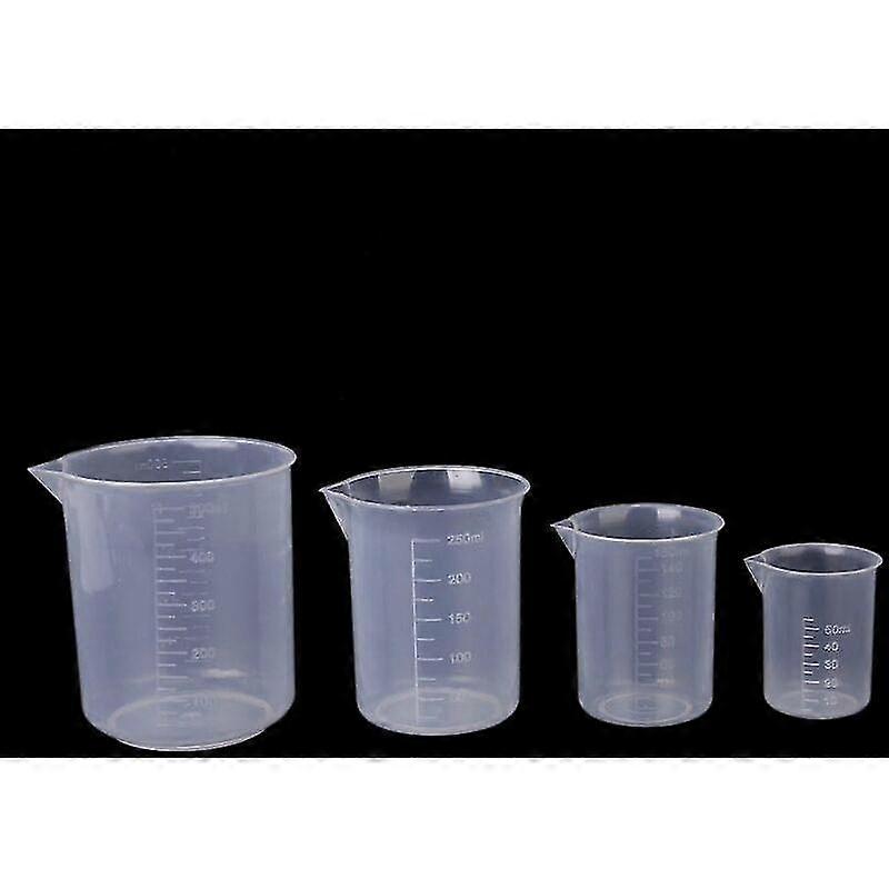 50pcs 50ml Clear Plastic Lab Measuring Cup Tool | Fruugo UK