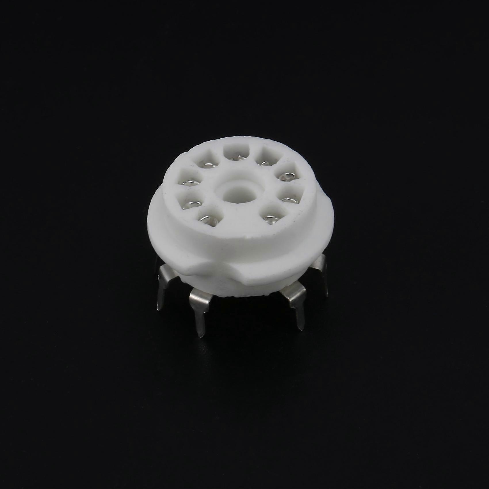 10PCS PCB 9Pin Ceramic B9A Vacuum Tube Socket Audio HIFI DIY Amps for ...