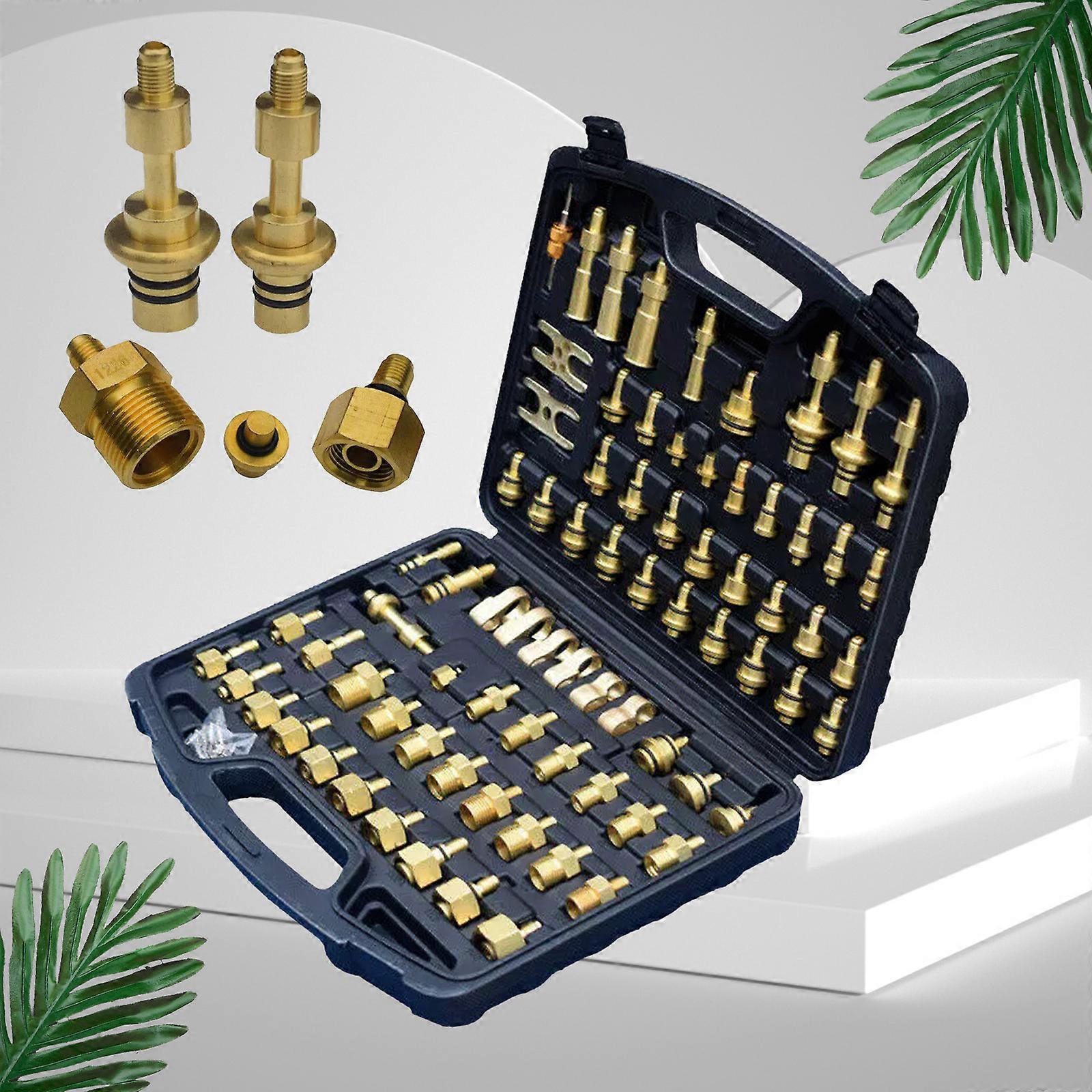 77-Piece Car Air Conditioning Leak Detector Tool Kit Pure Copper ...