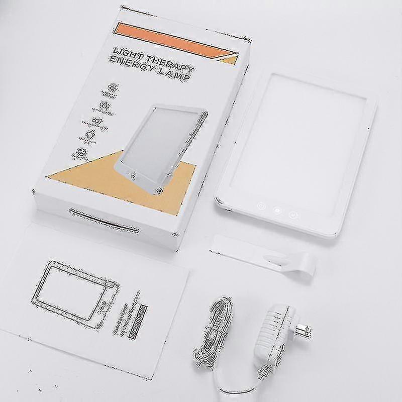 Light Therapy Lamp, Ultra-thin Uv-free 10000 Lux Therapy Light, Timer ...