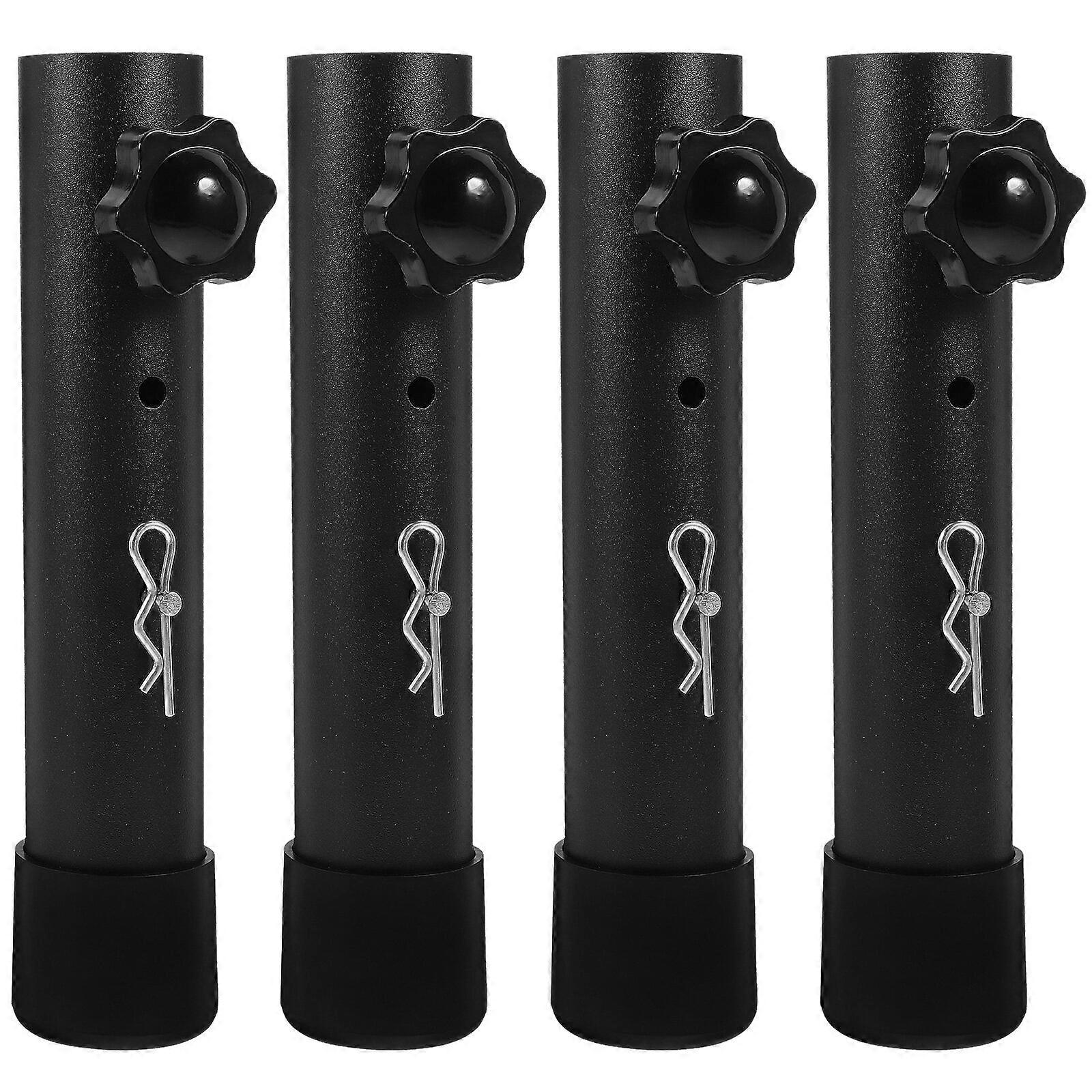 4Pcs Table Risers Table Height Extender Table Leg Extenders Metal Table ...