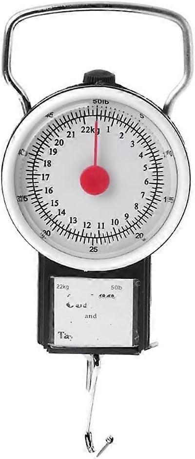 22kg/50lb Portable Balance Fish Scale Hook Kitchen Band Tape Fishing ...