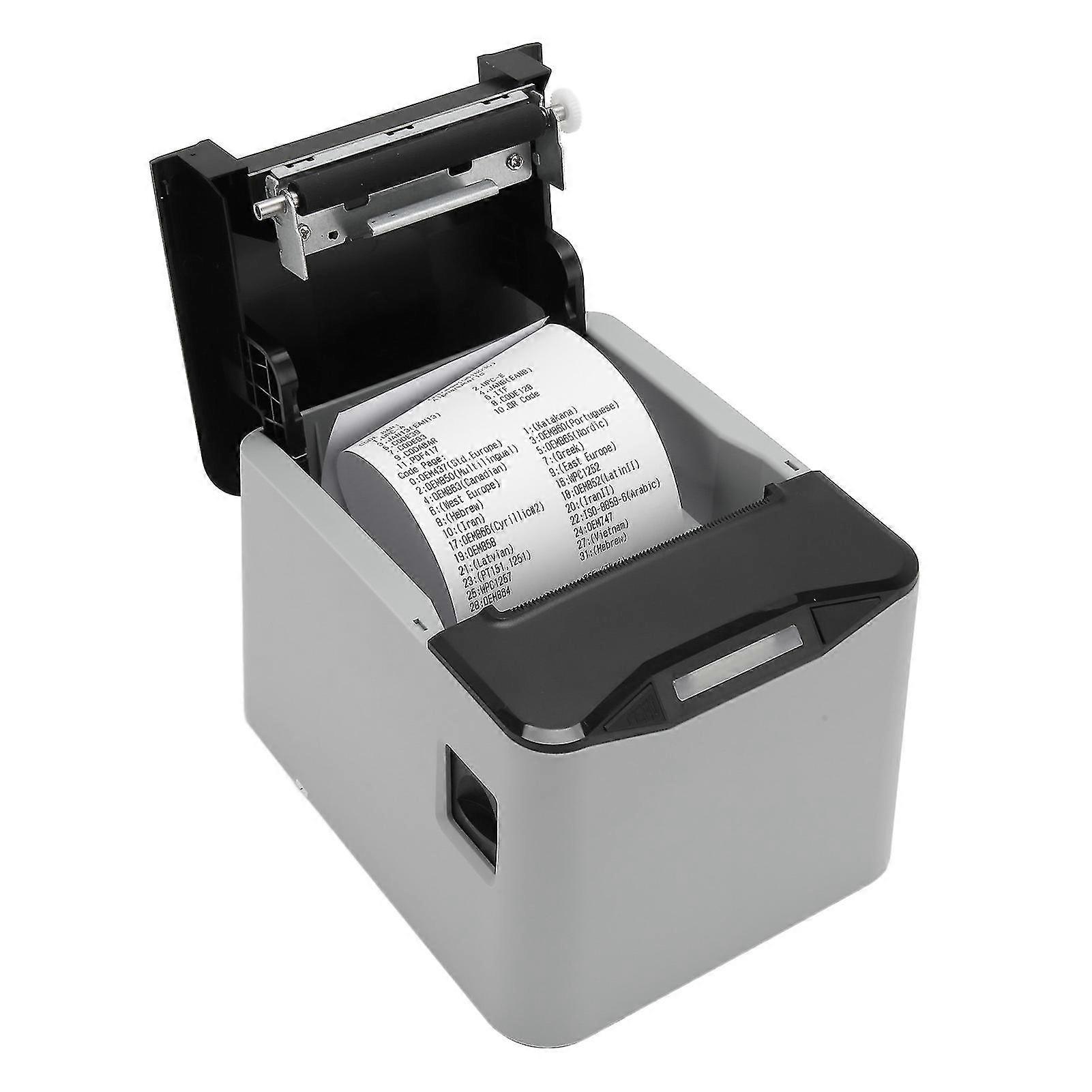 80mm USB Thermal Receipt Printer with Auto Cutter for Commercial Retail ...