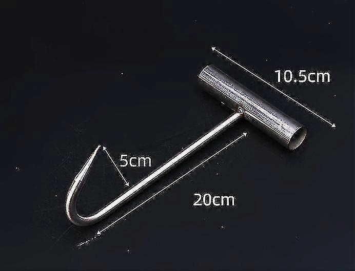 2pcs Stainless Steel T Hooks T-handle Meat Boning Hook For Kitchen ...