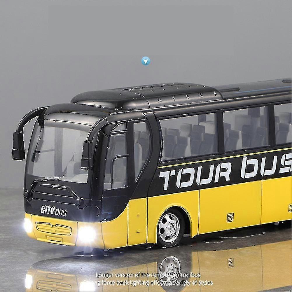 wireless Remote Control Bus With Light Simulation Electric Large Double ...
