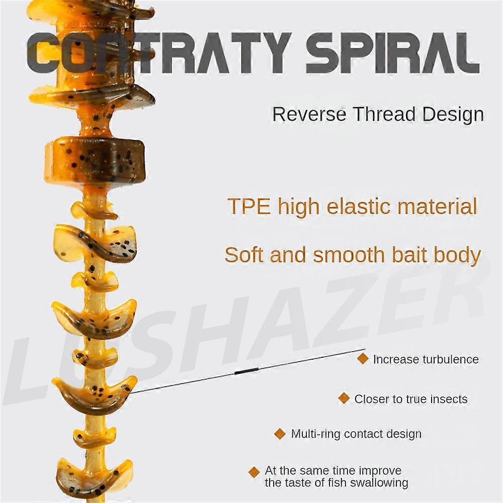 10 pieces of floating water light dance worm with salt and fishy smell ...