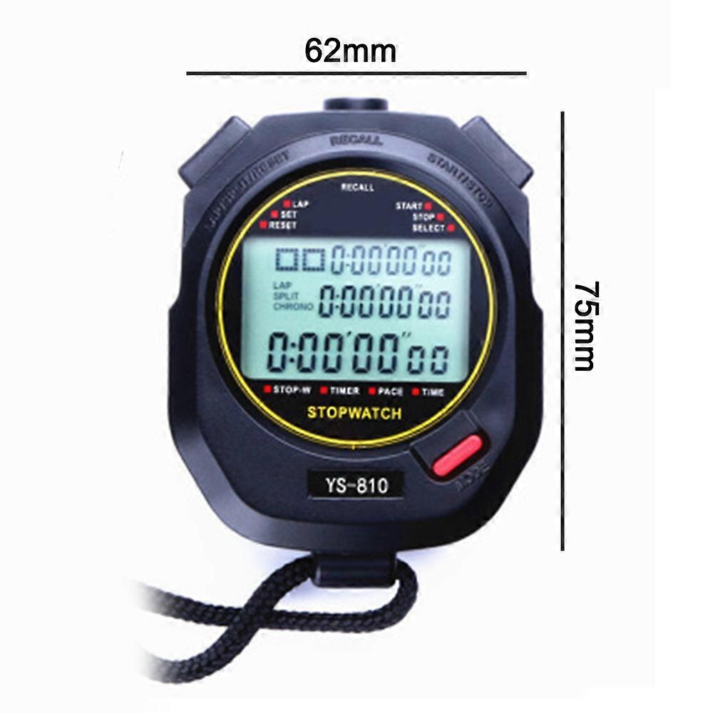 Digital Track Stopwatch, Professional Timer for Sports with Countdown ...