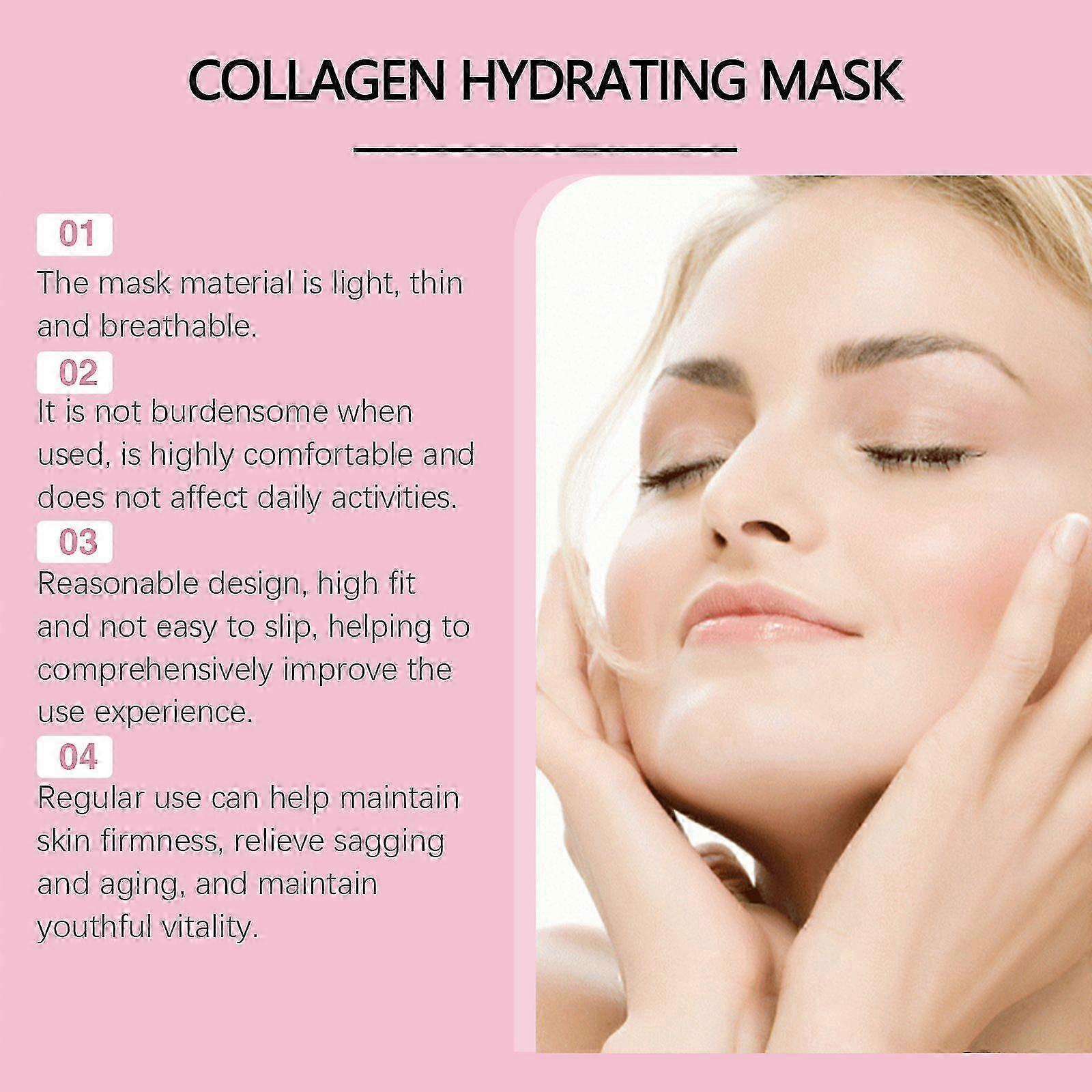 Glass Skin Face Mask With Collagen, Deep Hydration Collagen Face Mask ...
