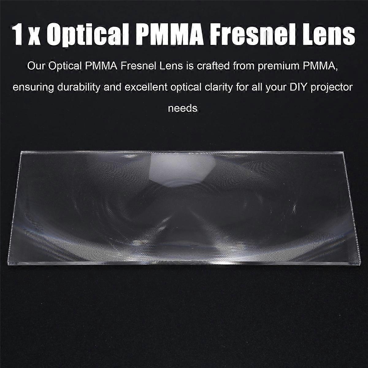 Optical PMMA Fresnel Lens Focal Length 118x54mm Focal Length 185mm ...