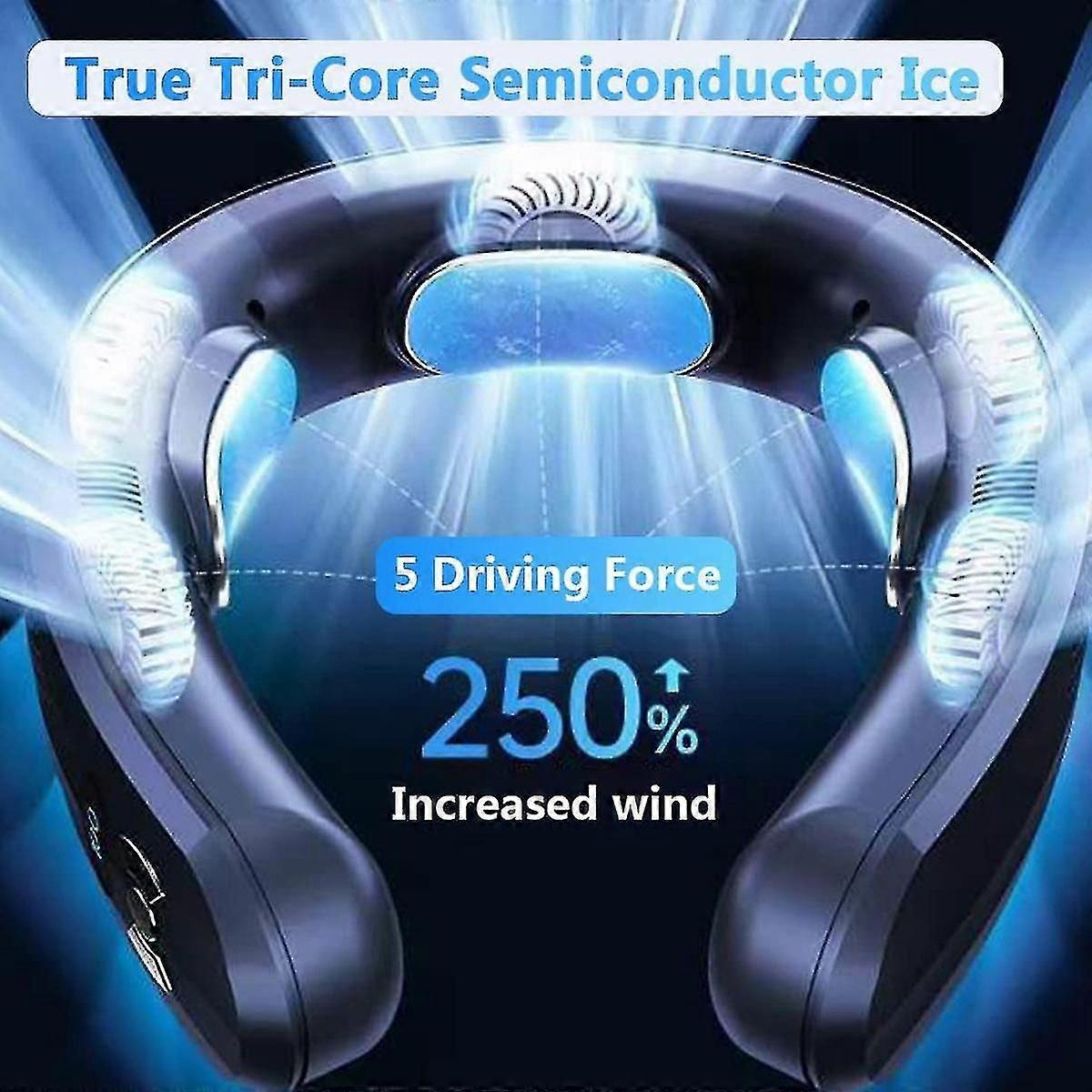 Portable Neck Air Conditioner Neck Fan Semiconductor Cooling Cooler Fan ...