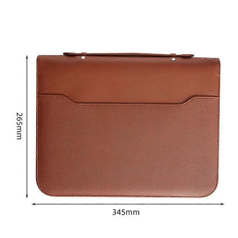 Zippered Portfolio Organizer, Leather Padfolio Binder, Professional ...