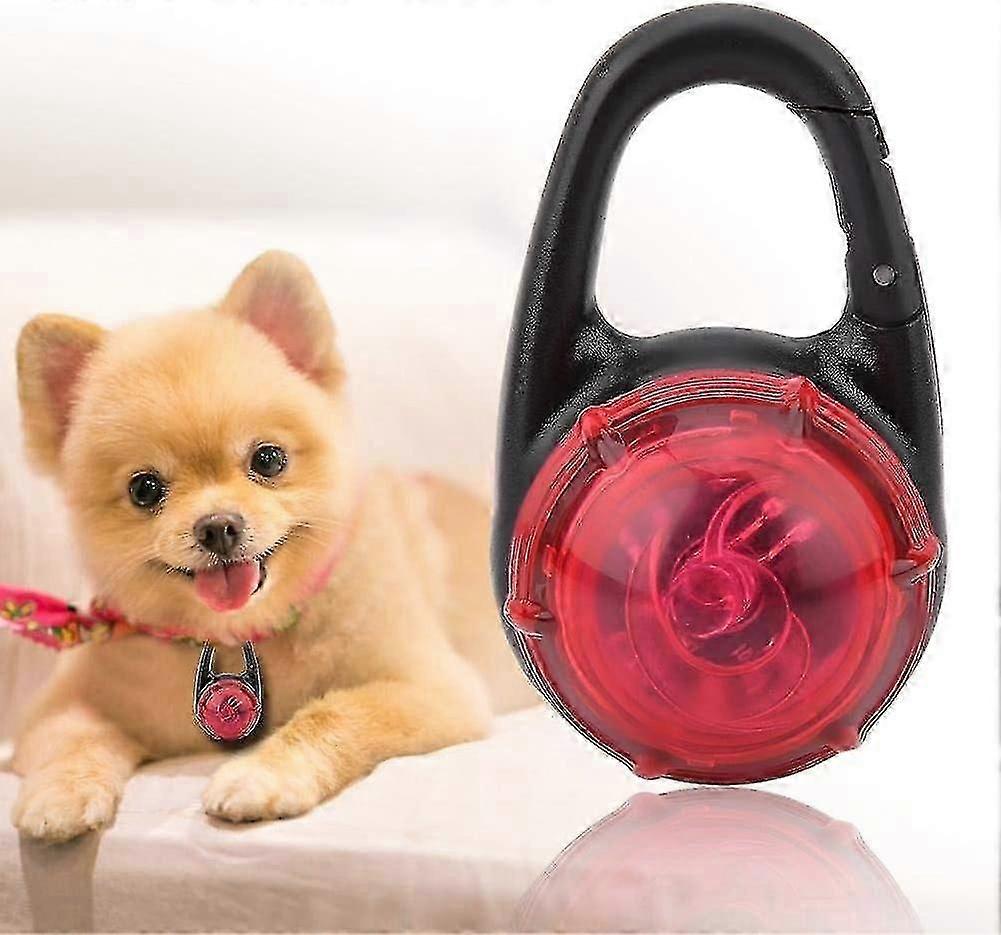 LED Dog Pendant Light with LED Warning Clip Flashing Safety Dog Trailer ...