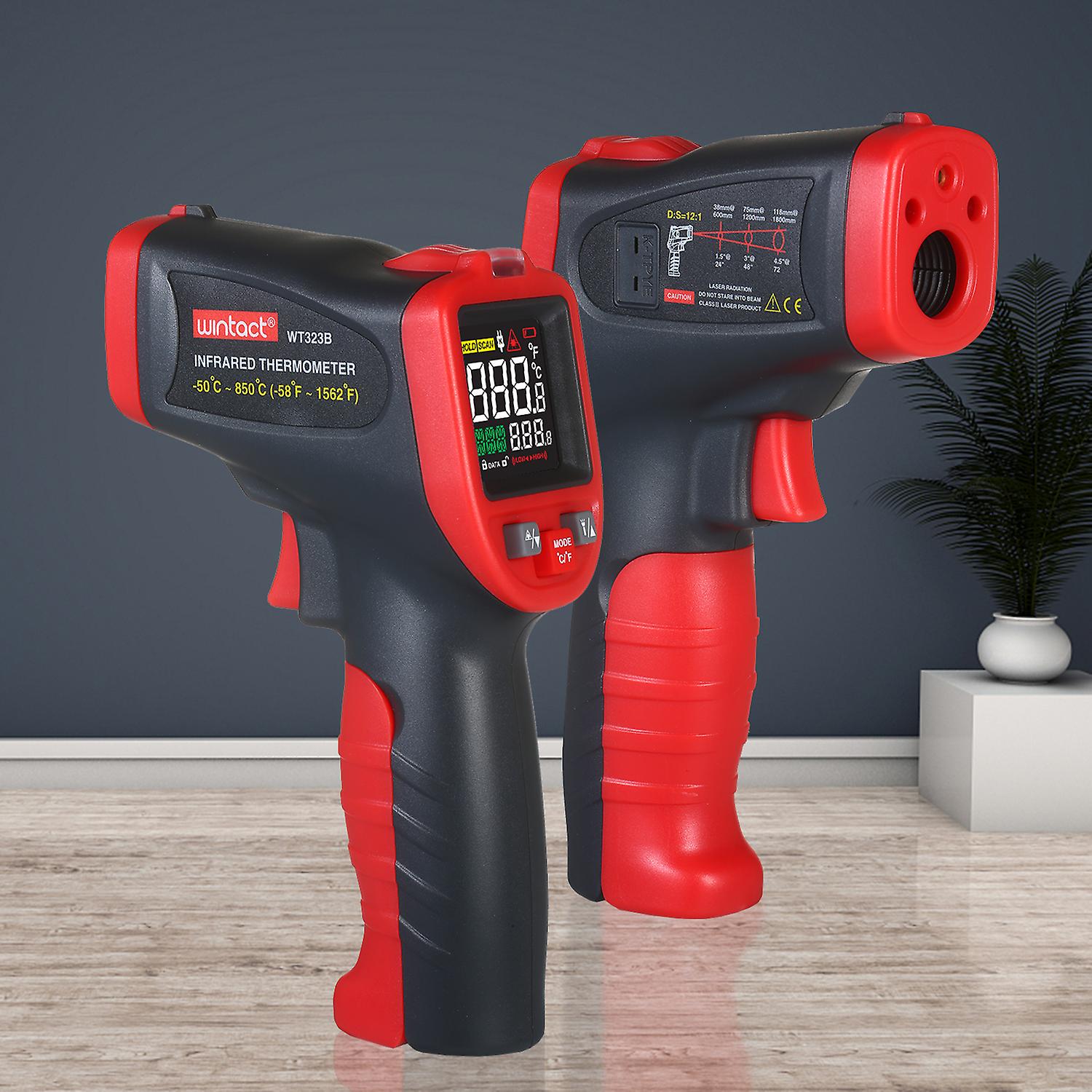 -50850 Infrared Thermometer Professional Industrial Thermometer | Fruugo UK