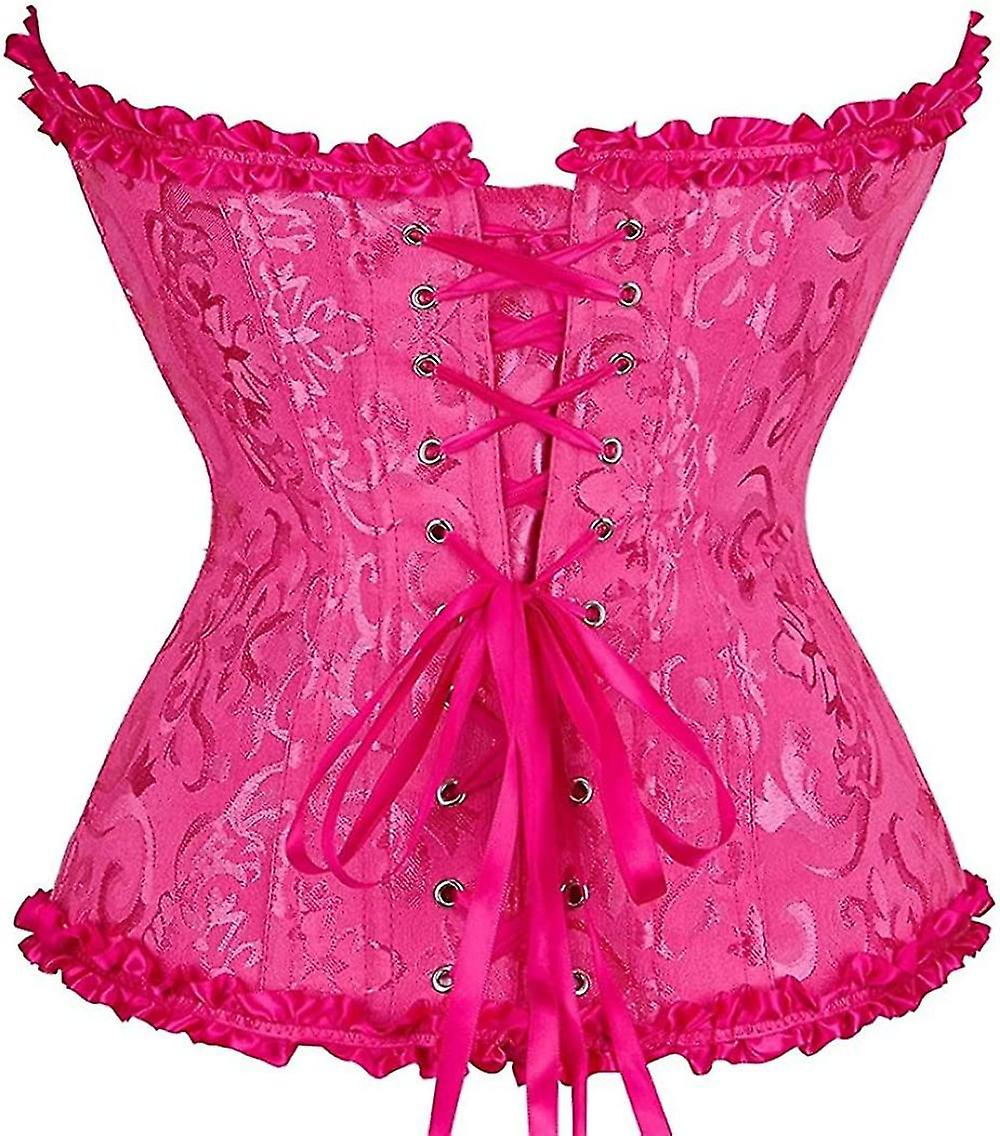 Kelvry Plus Size Sexy Bridal Lingerie Bustier Boned Corset G String