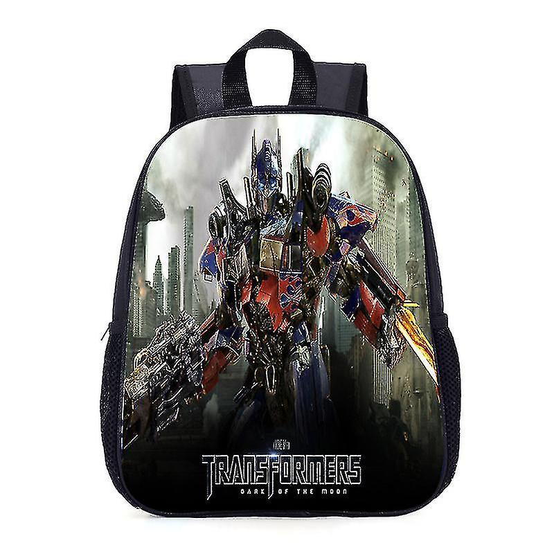 ryggsäck skola transformation bil robot tecknad humla Optimus Prime ...