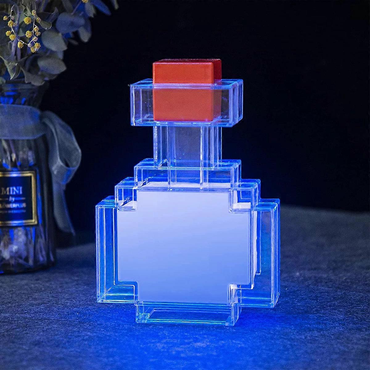 Minecraft Potion Bottle Color-Changing LED Desk Lamp | 7 Inch Night ...