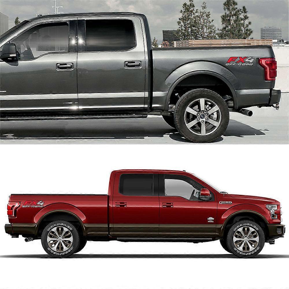 2PC FX4 Off Road Car Sticker For Ford Ranger Raptor F150 Mitsubishi ...