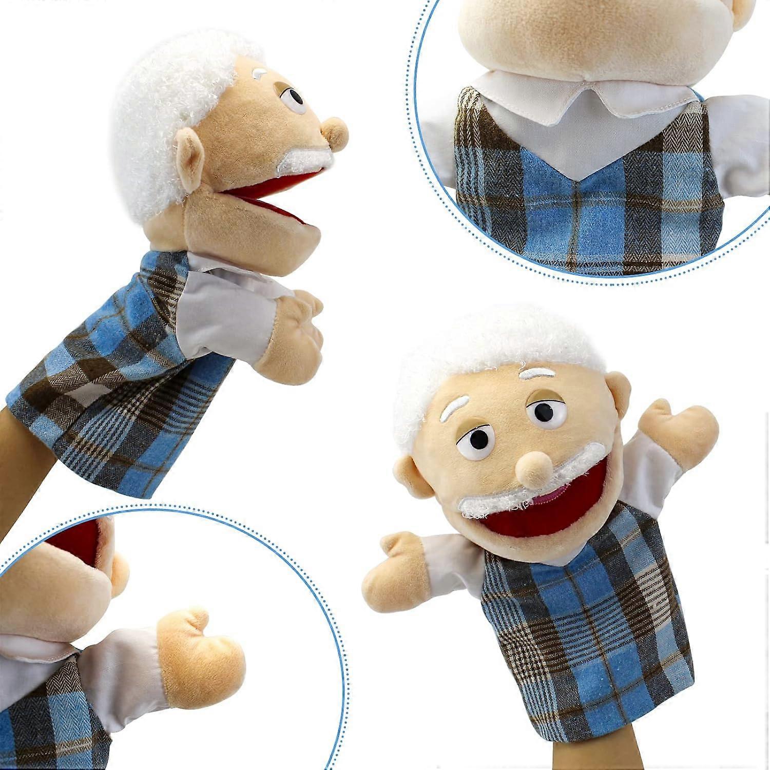 Family Hand Puppets,Puppets for Kids Role Paly Family Members 13.4 INCH ...
