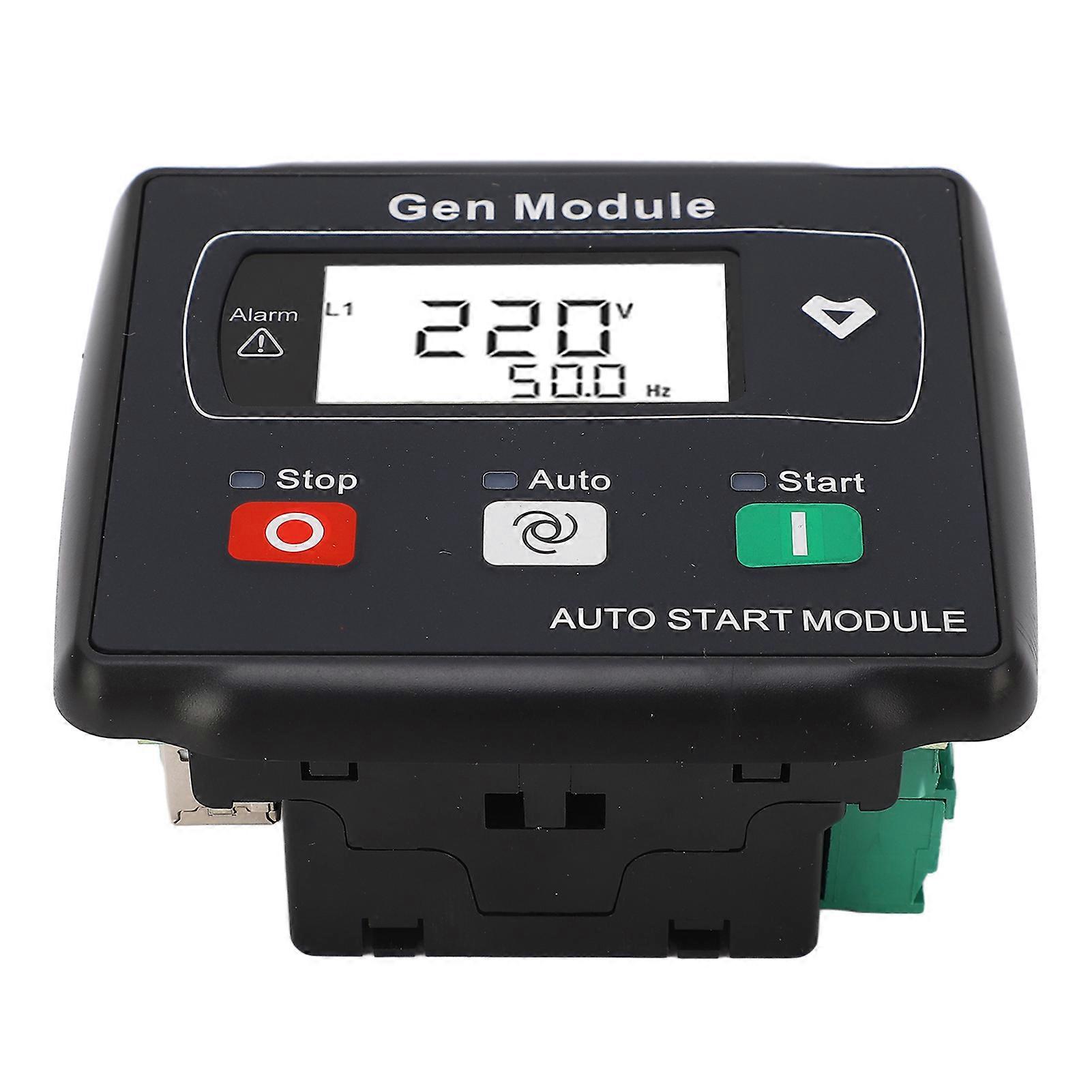 Generator Auto Controller LCD Display Genset Control Module Panel for Diesel Engine 15360V ...
