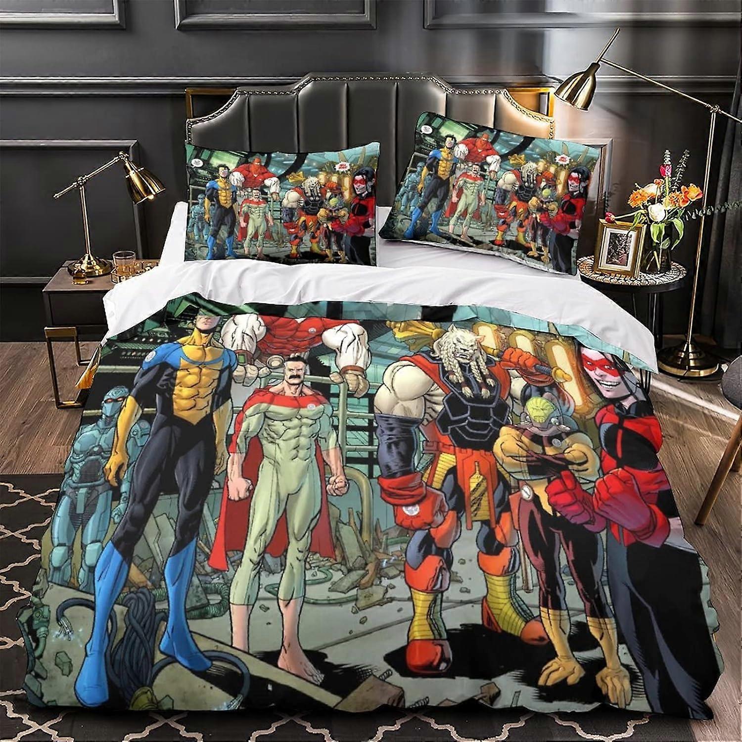 Invincible Duvet Cover Mark Grayson Bedding Set for Teens Adults ...
