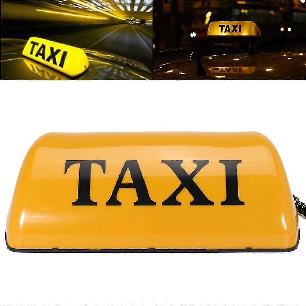 12v Waterproof Top Sign Magnetic Meter Cab Lamp Light Led Taxi Signal ...
