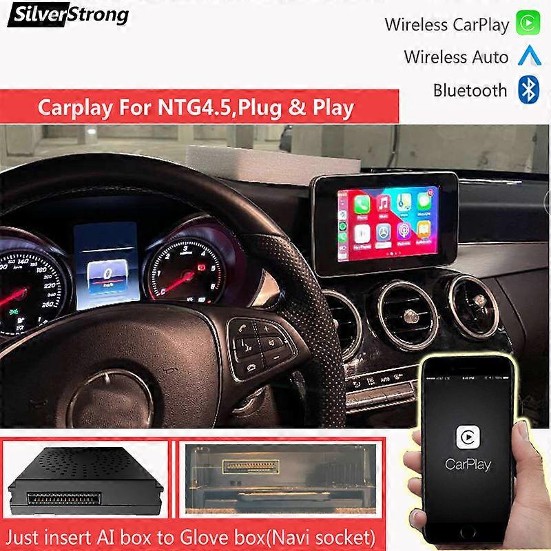 For Becker Navigation,Wireless CarPlay NTG4.5,For Mercedes A180 A200 ...